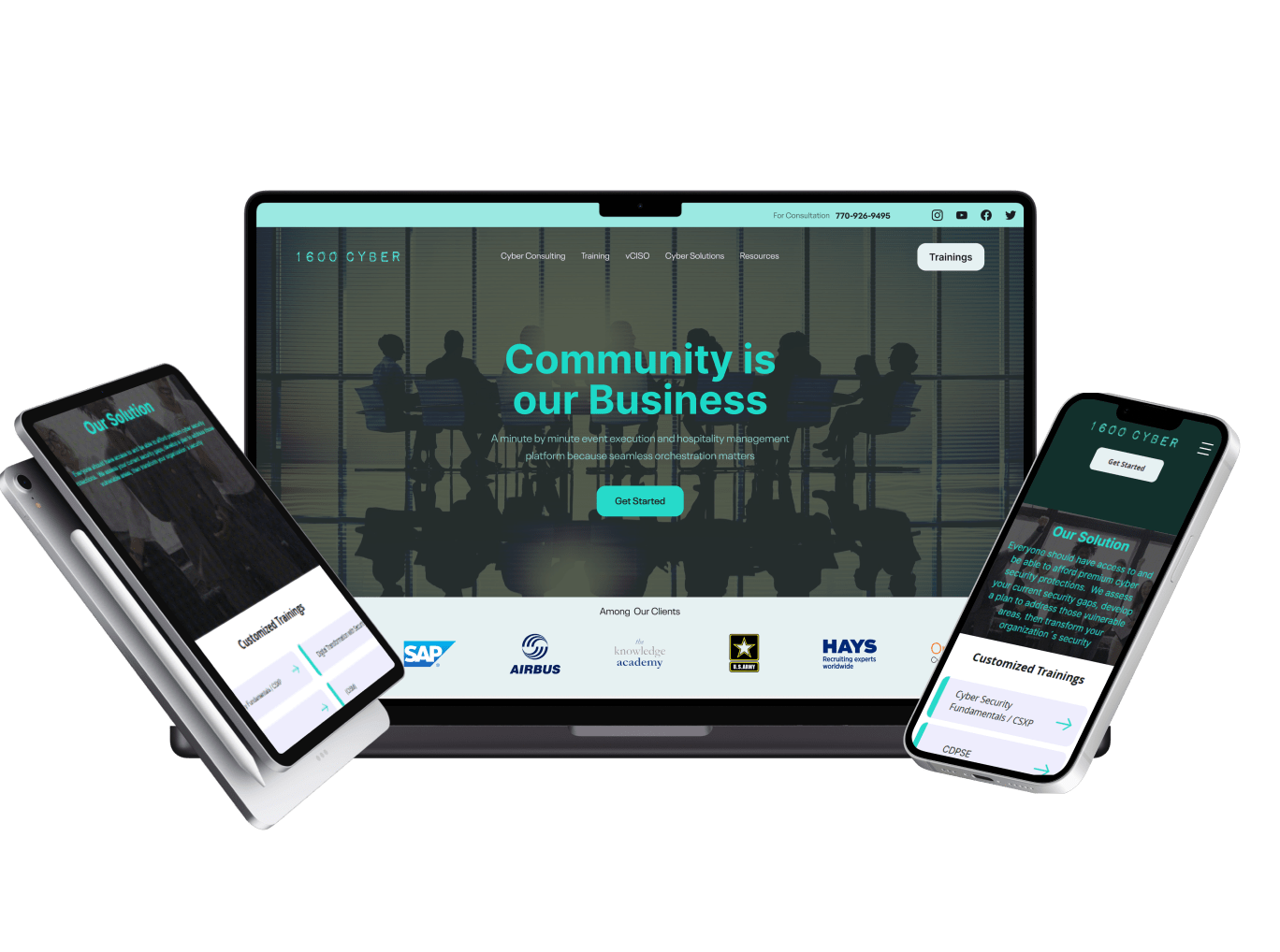 Custom Website design & development services in USA